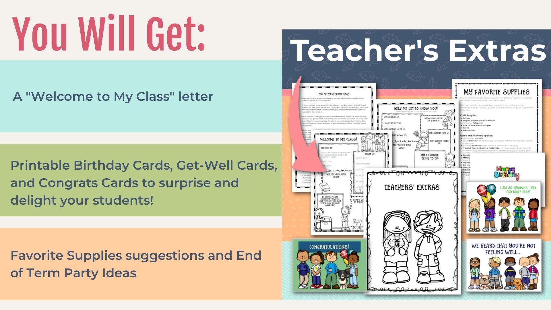 Bible Teacher's Resource Bundle for 3rd 4th Grade, Third & Fourth Grade ...