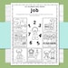 Job Activity Page, Story of Job Bible Lesson, Christian Homeschool ...