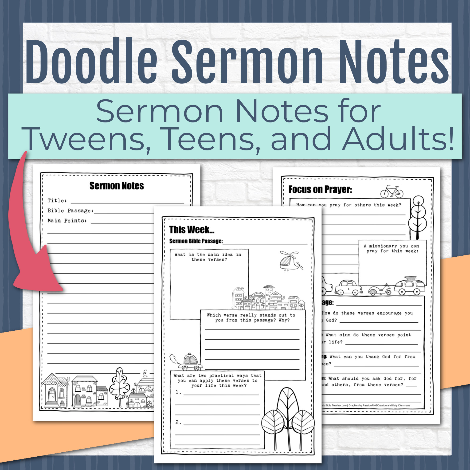 Sermon Notes for Boys, Worship Notes, Prayer Notes, Kid Bible Study ...