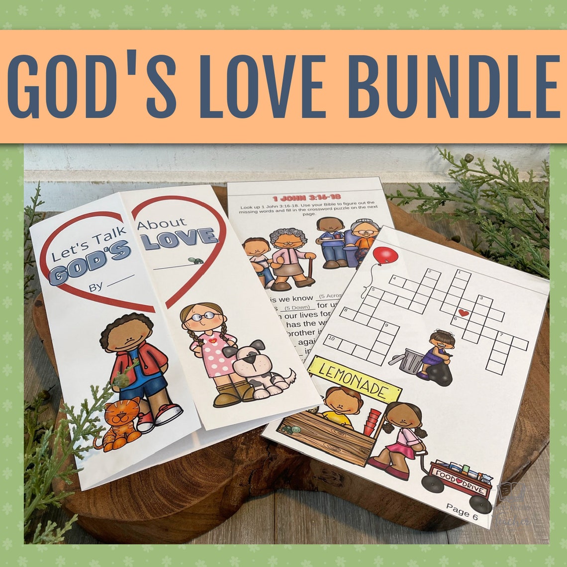 God's Love Bible Study for Kids, Valentine's Day Bible Church ...