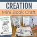 Creation Bible Story Mini Book Craft for Kids Featuring Genesis 1 ...