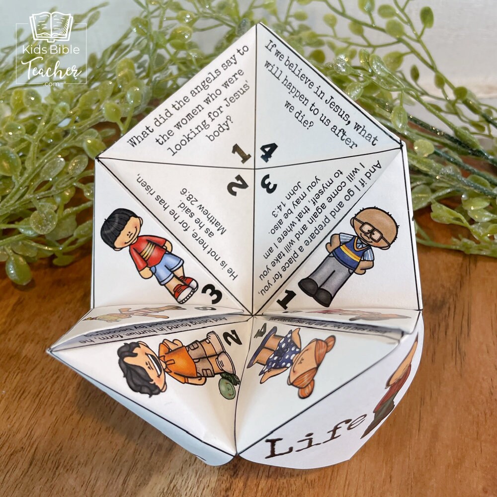 Easter Bible Craft Activity, Resurrection Sunday School Craft, Easter ...