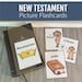 New Testament Books of the Bible Kids Flash Cards, Bible Verse Learning ...