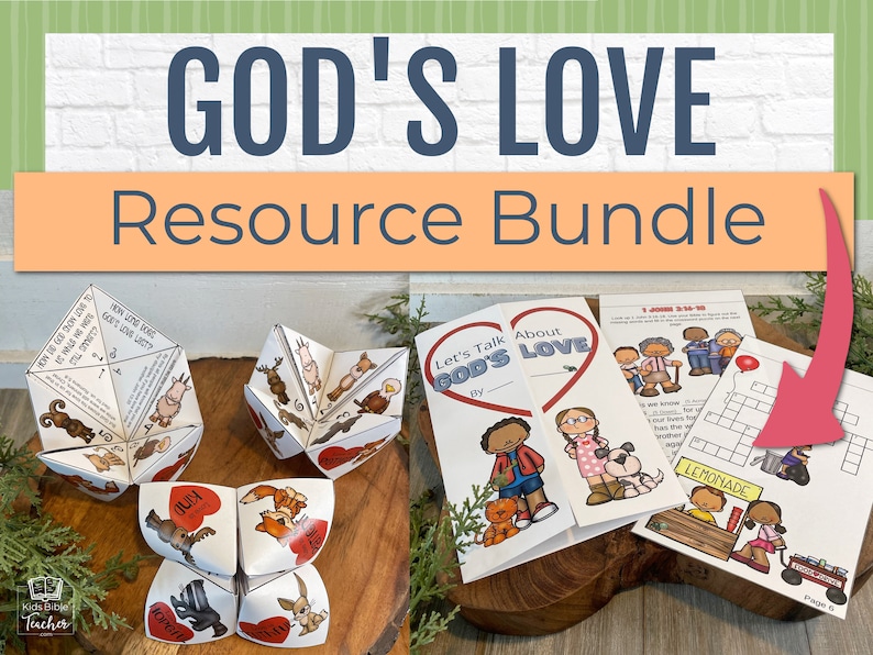 God's Love Bible Study for Kids, Valentine's Day Bible Church ...