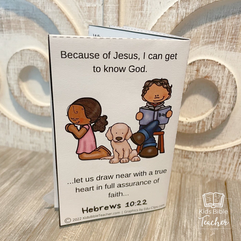 Get to Know God Craft Kit Mini Book for Kids Salvation Sunday School ...