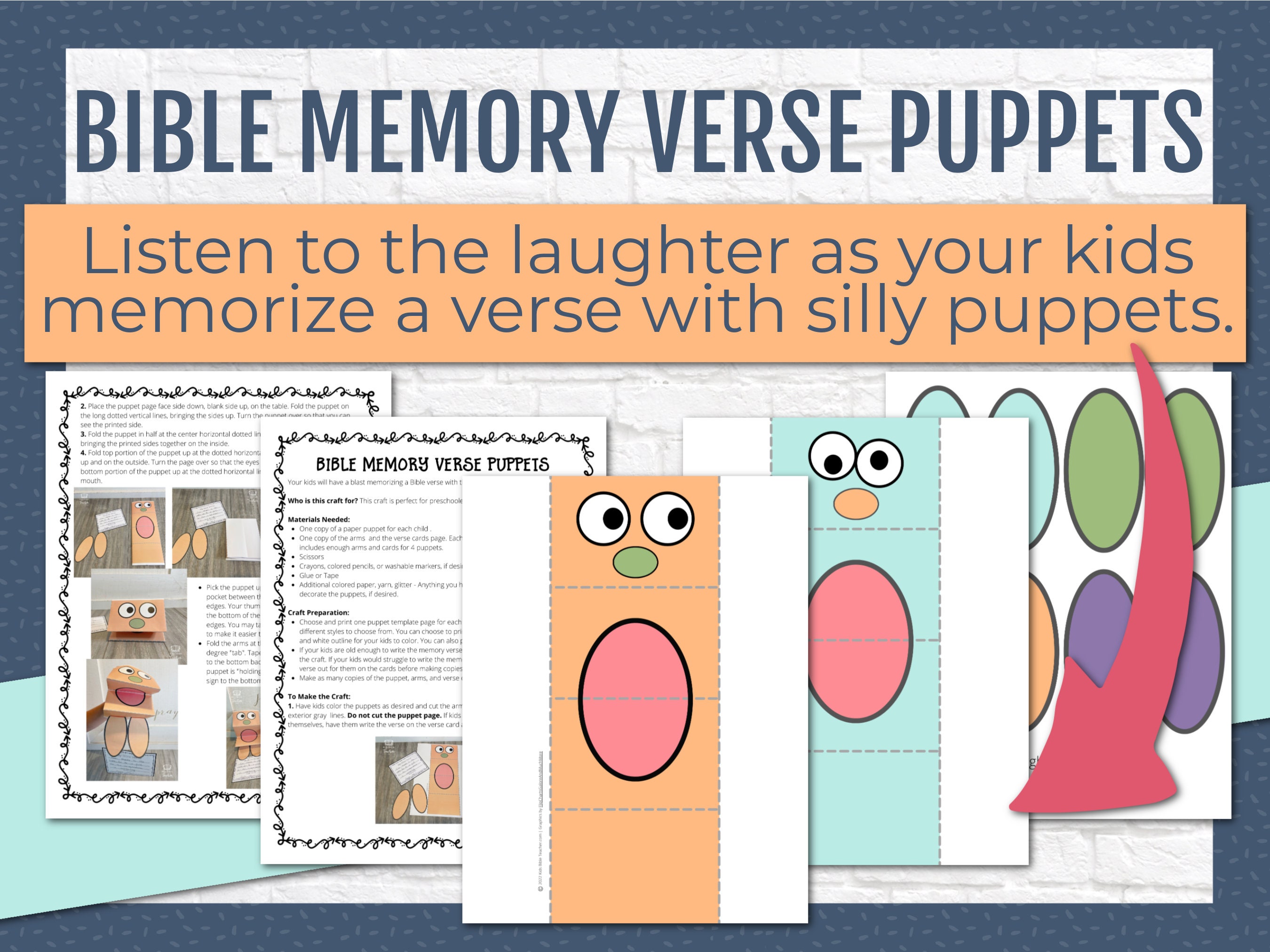Bible Memory Verse Craft, Bible Study Preschool Craft, Early Elementary ...