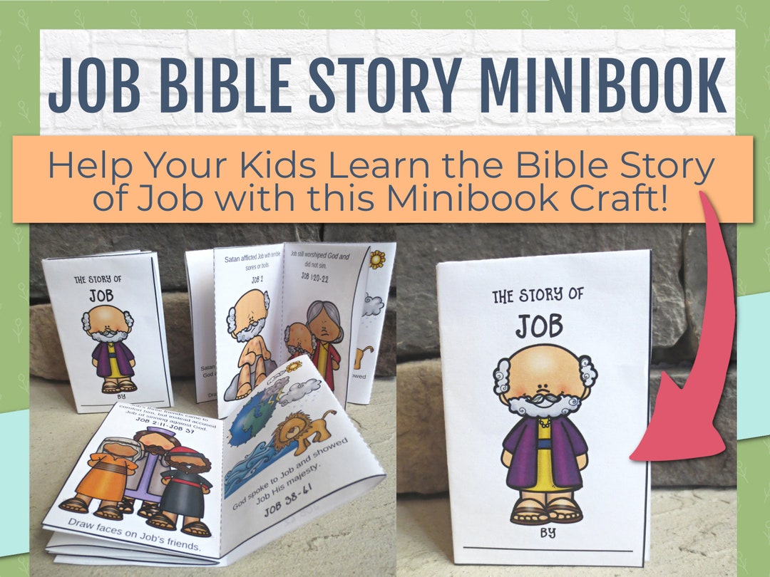 Job Bible Craft, Story of Job Bible Lesson, Christian Homeschool ...