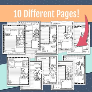 Bible Study Set for Kids, Elementary Sermon Notes, Church Worship ...