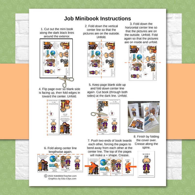 Job Bible Craft, Story of Job Bible Lesson, Christian Homeschool ... Job Bible Craft, Story of Job Bible Lesson, Christian Homeschool ...