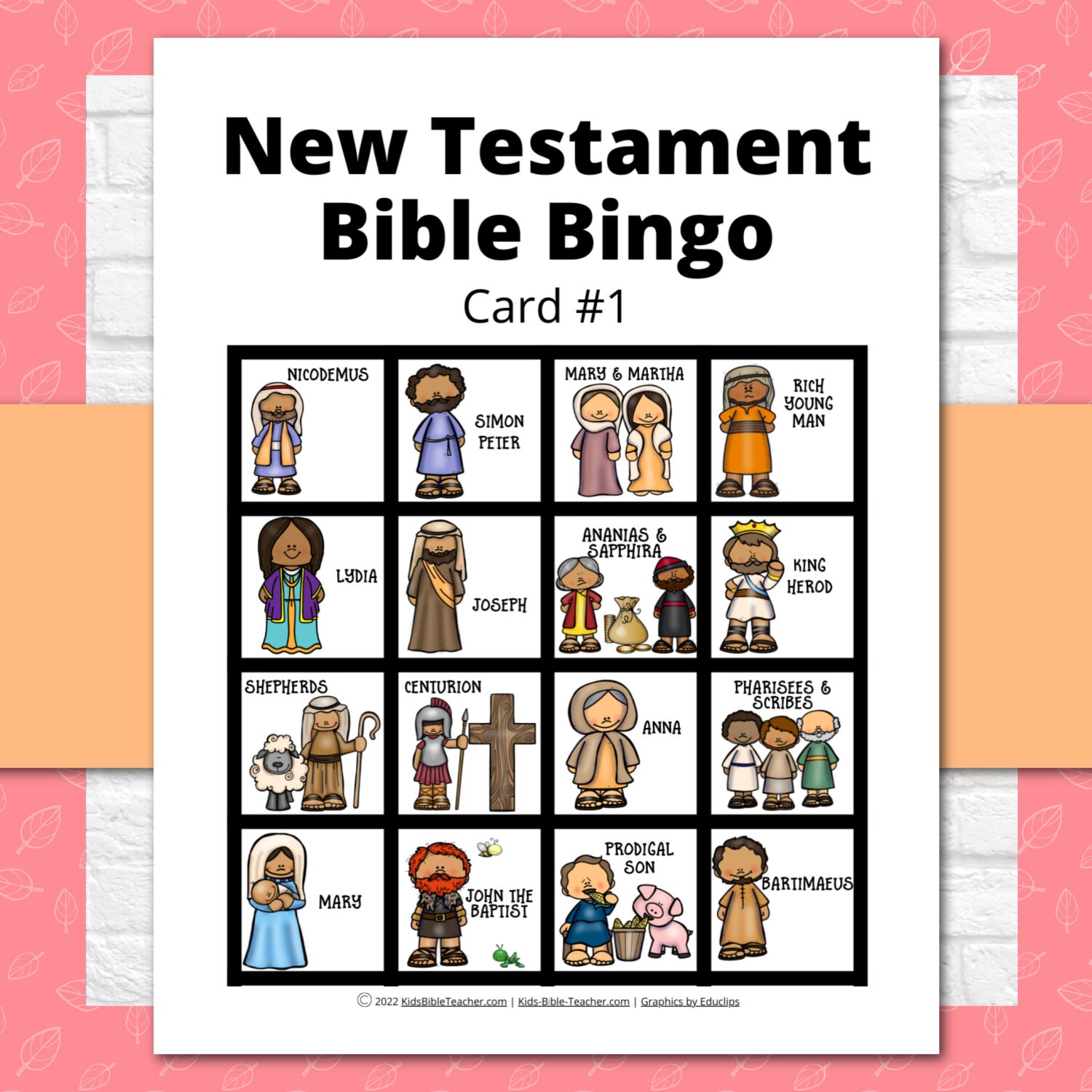 New Testament Bible Games Bingo, Bible Study Games, Bible Trivia, New ...