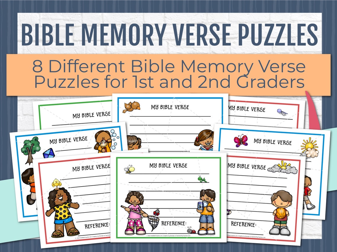 Bible Memory Verse Craft, Bible Verse Flashcards, Kids Bible Study ...