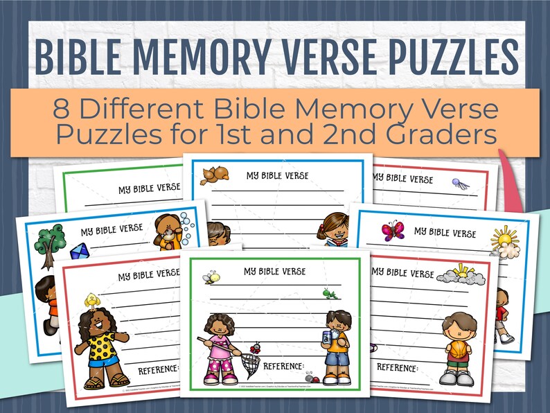 Bible Memory Verse Craft, Bible Verse Flashcards, Kids Bible Study ...