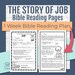 Story of Job Complete Lesson Pack, Homeschool Sunday School Teacher ...