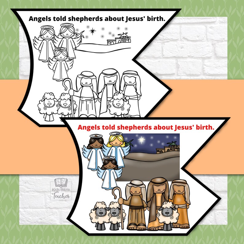 Jesus' Birth Teaching Lesson, Bible Puzzle, New Testament Bible Game ...
