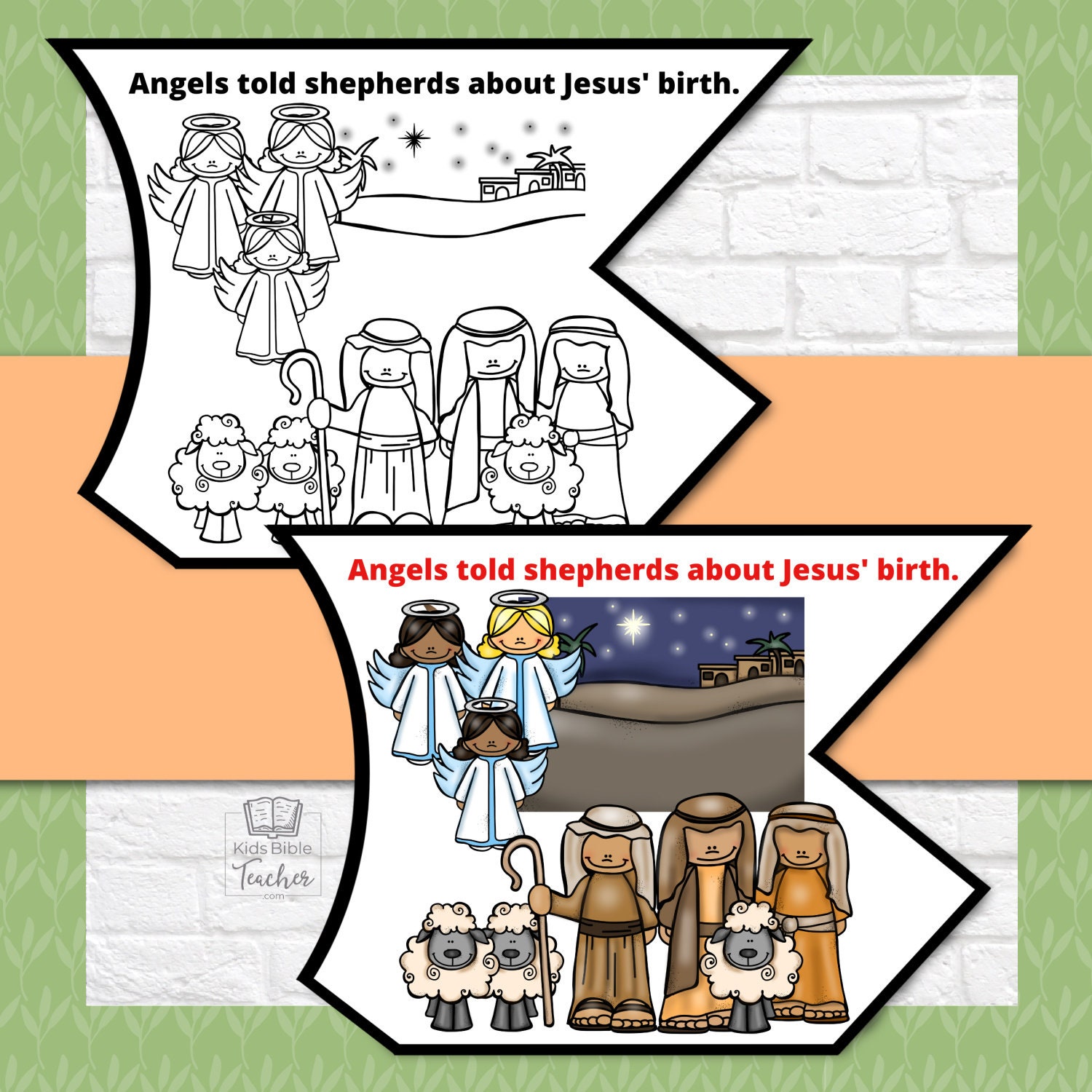 Jesus' Birth Teaching Lesson, Bible Puzzle, New Testament Bible Game ...