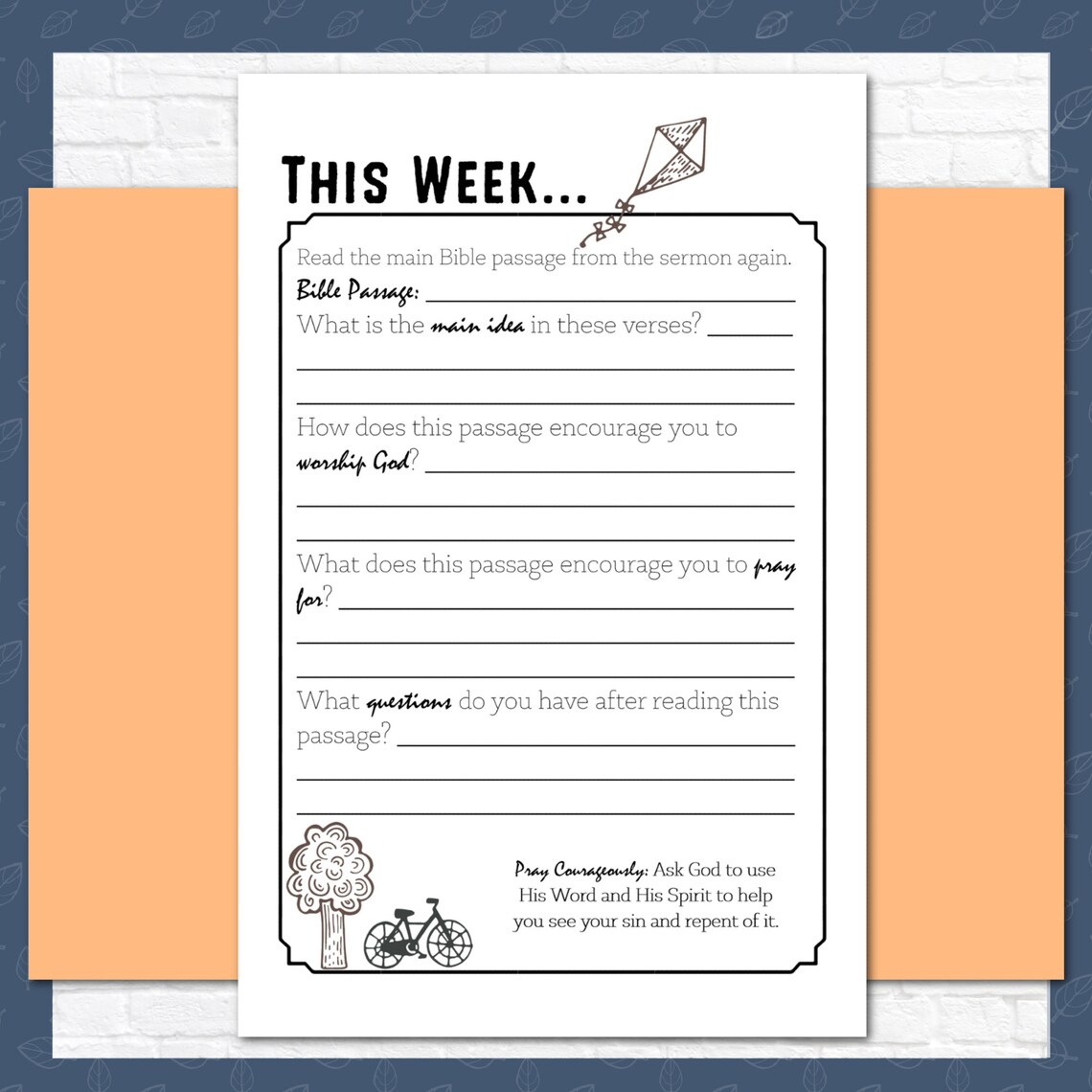 Sermon Notes for Boys, Worship Notes, Prayer Notes, Kid Bible Study ...