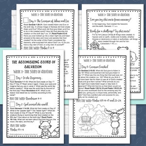 Kids Bible Study, Youth Bible Reading Plan, Printable Homeschool ...