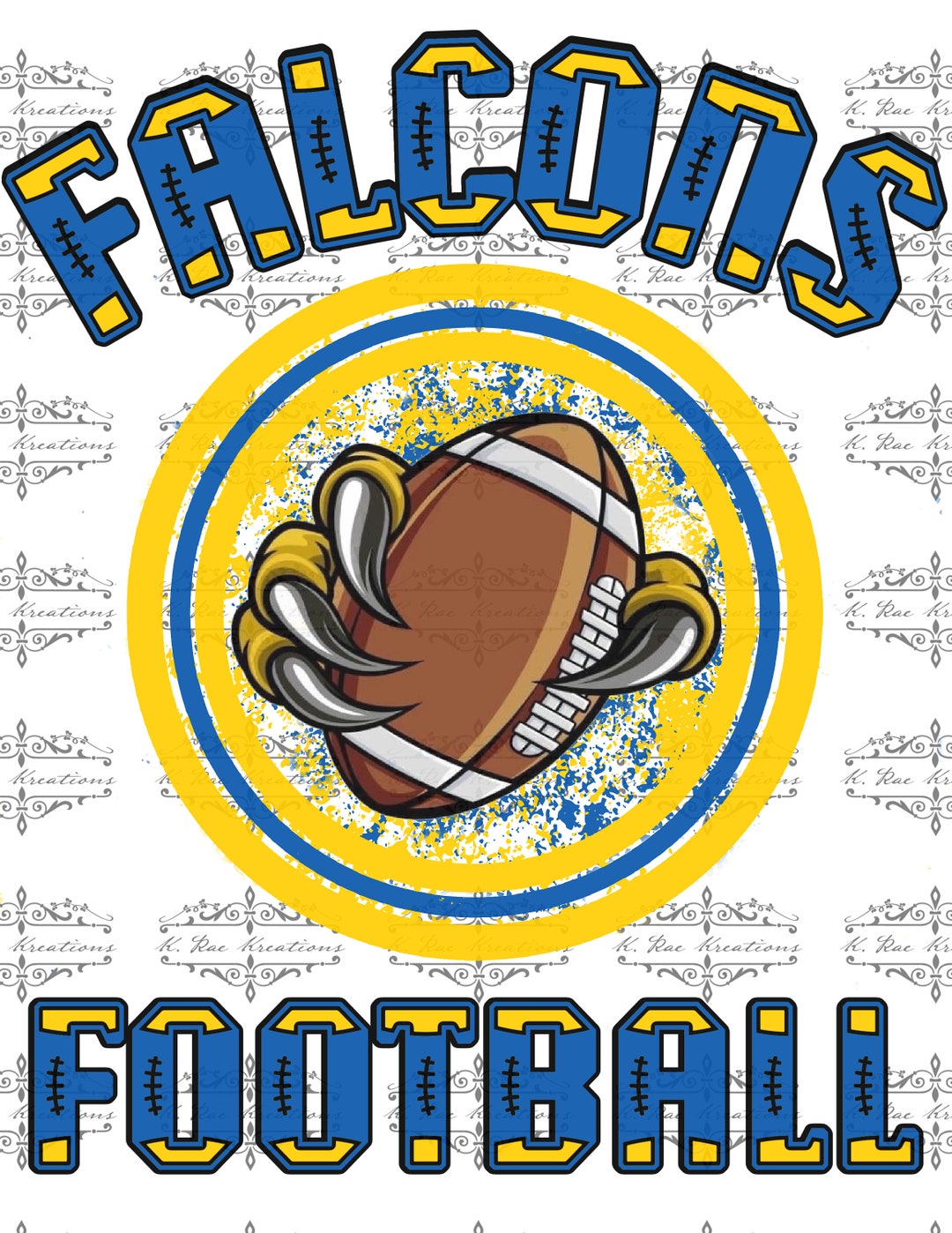 Falcons Digital Download for Spirit Wear, Falcons Sublimation, Falcons ...