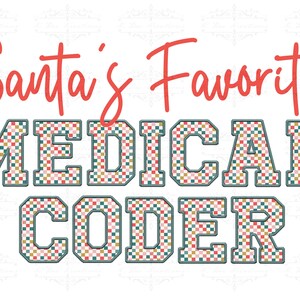Medical Coder PNG: Santa's Favorite Retro Design (digital Download) - Etsy