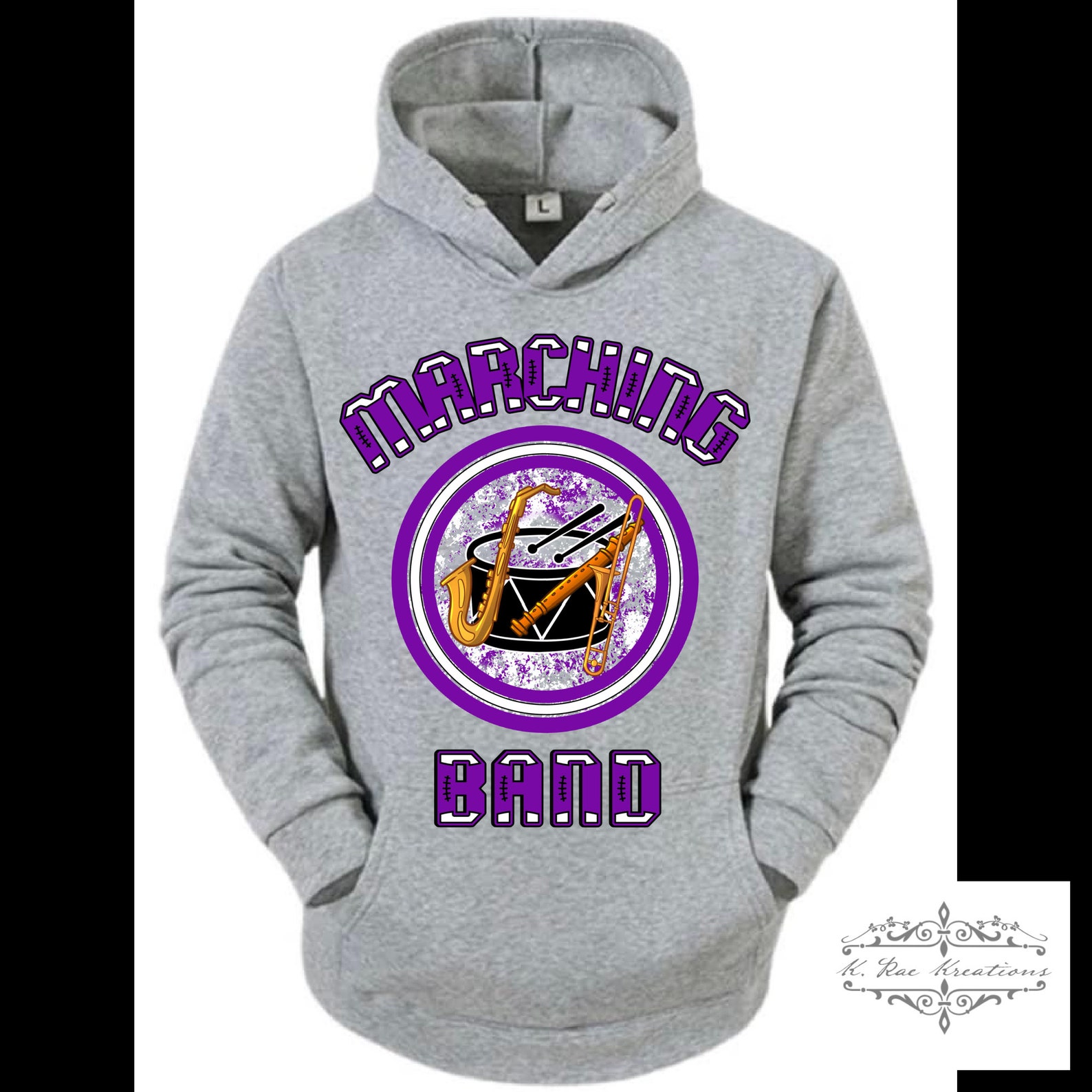 Marching Band PNG: Purple & White Team Spirit (digital Download) - Etsy