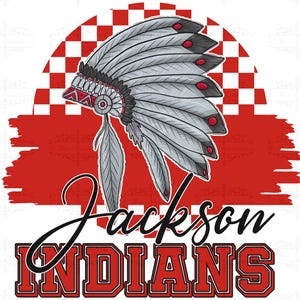Jackson Indians PNG: Spirit Wear Sublimation Design (digital Download ...