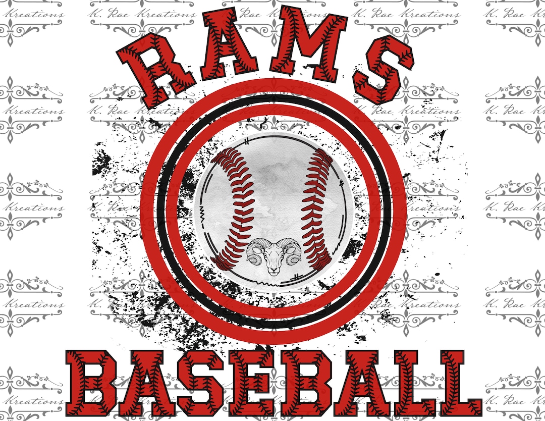 Rams Baseball PNG for Sublimation, Rams Mascot Digital Download, Ram ...
