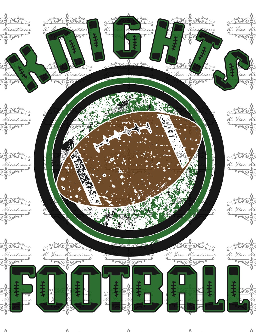 Knights Football PNG for Sublimation, Knights School Mascot Design ...