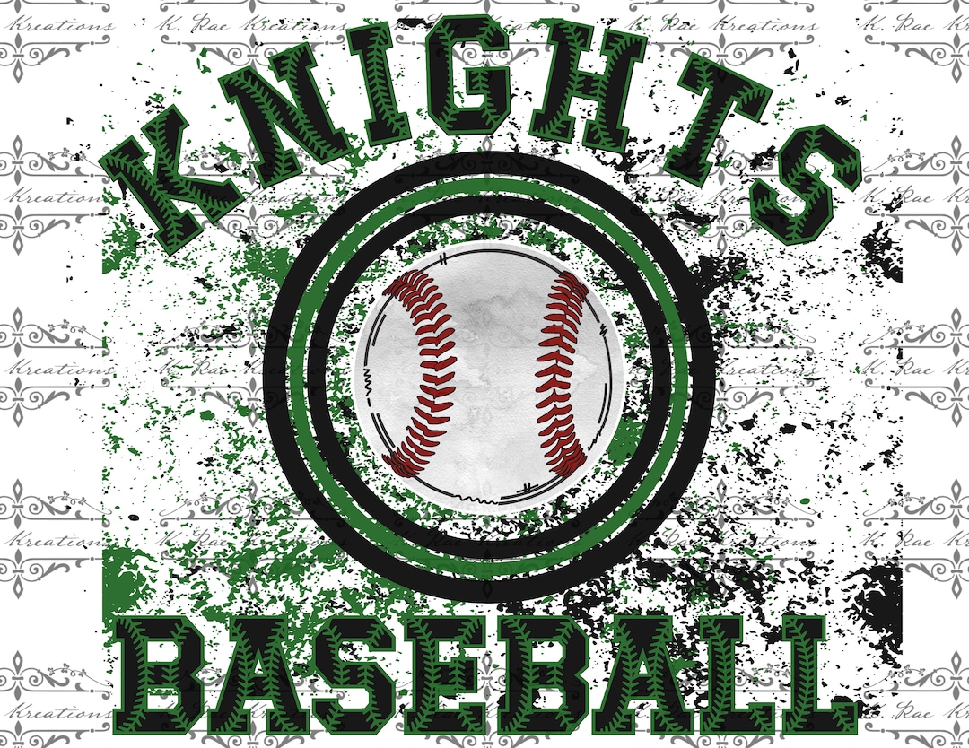 Knights Baseball PNG for Sublimation, Knights School Mascot, Knights ...