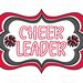 Cheer Leader PNG for Sublimation Cheer Digital Download Red - Etsy