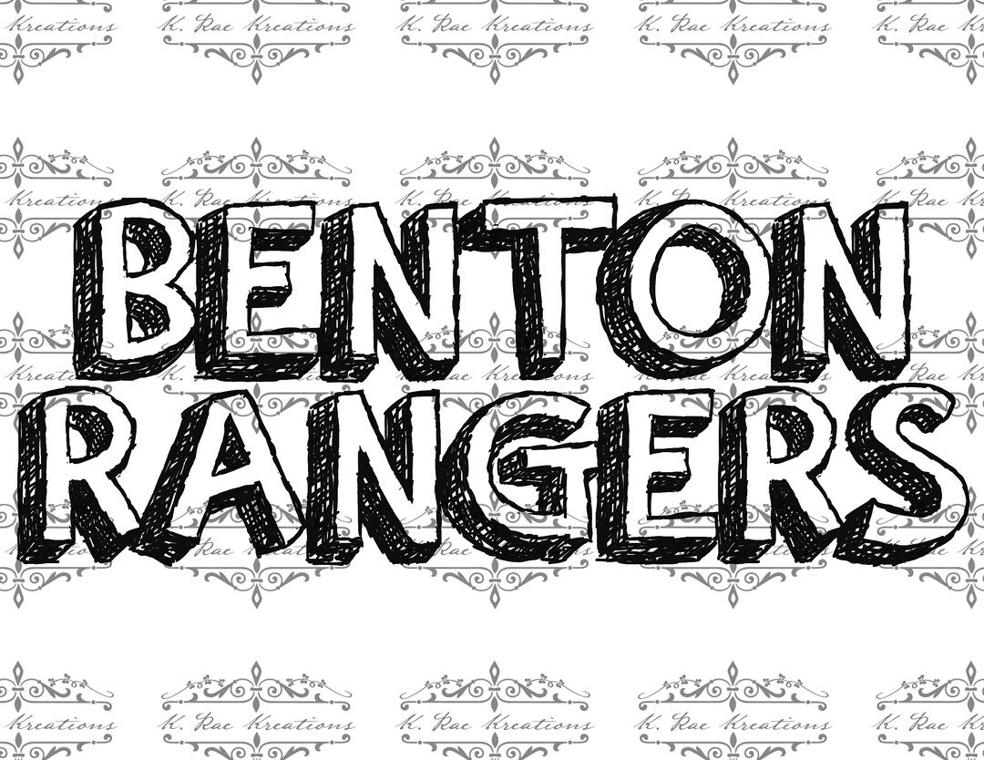 Benton Rangers PNG for Sublimation, Rangers Mascot Digital Download ...