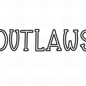 Outlaws PNG, School Spirit Digital Design, Outlaws Digital Download ...