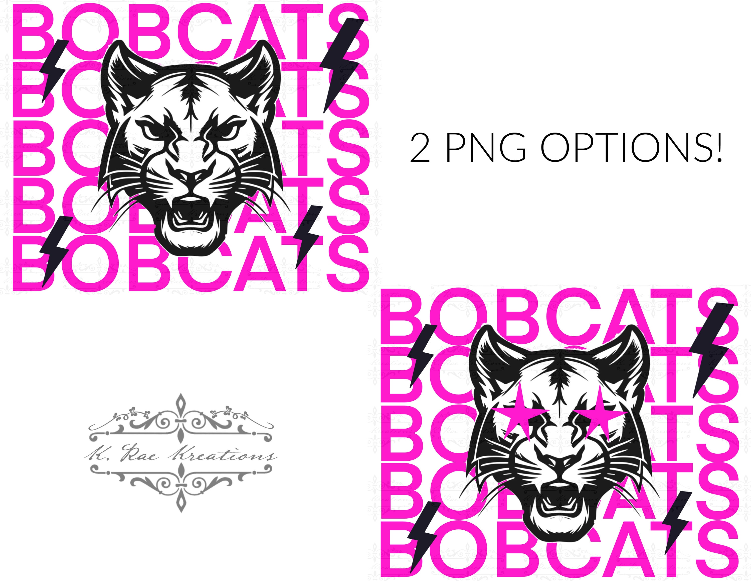 Bobcats Mascot PNG: Pink Preppy Design (digital Download) - Etsy