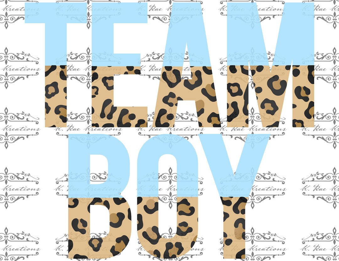 Team Boy PNG Digital Download for Sublimation | Baby Shower Digital ...