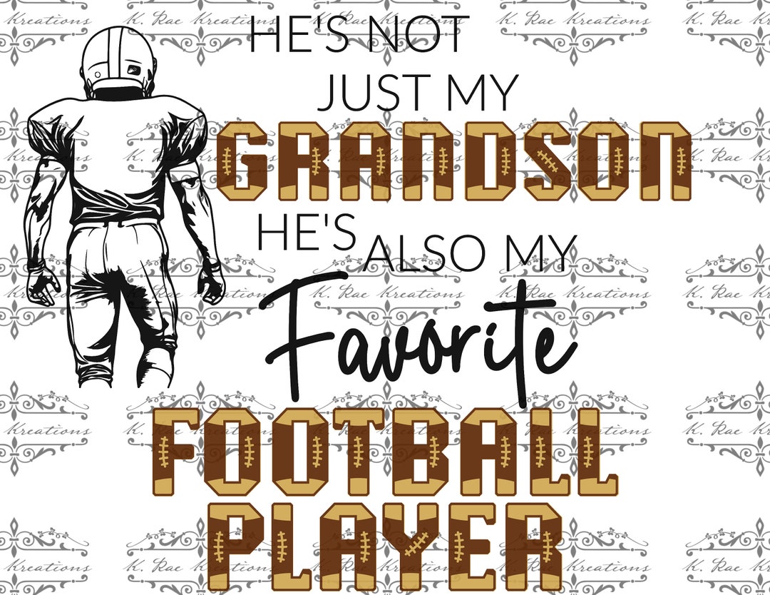 Football Grandparent PNG: Biggest Fan Digital Design (digital Download ...