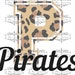 Leopard Pirates Mascot PNG: School Spirit Sublimation (digital Download ...