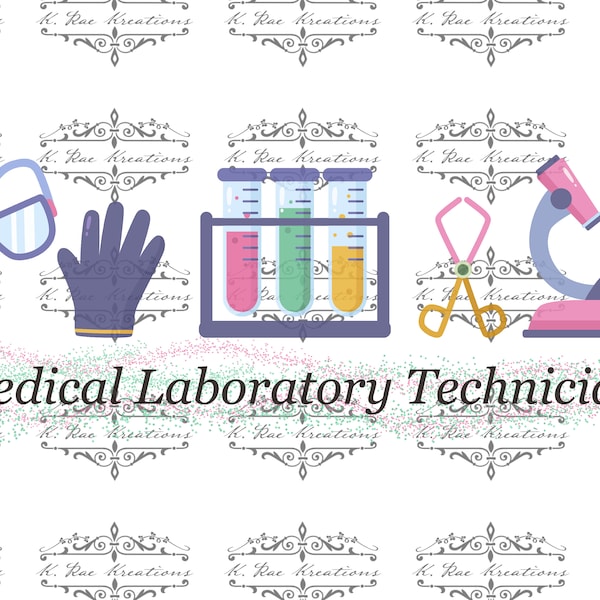 Medical Laboratory Technician Png - Etsy