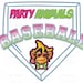 Party Animals Baseball PNG: Digital Design for Savannah Banana Tees - Etsy