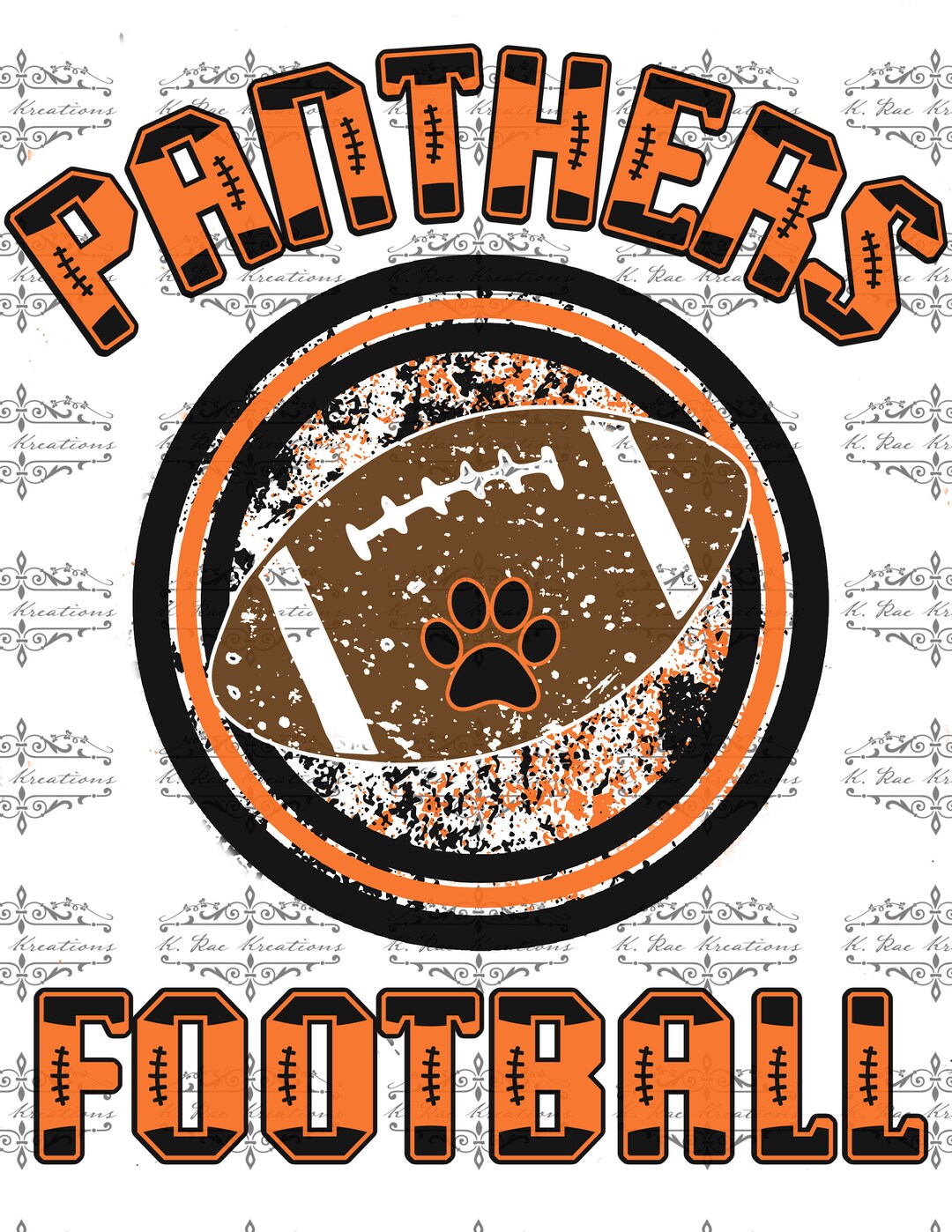 Panthers Football PNG: School Mascot Digital Design (digital Download ...