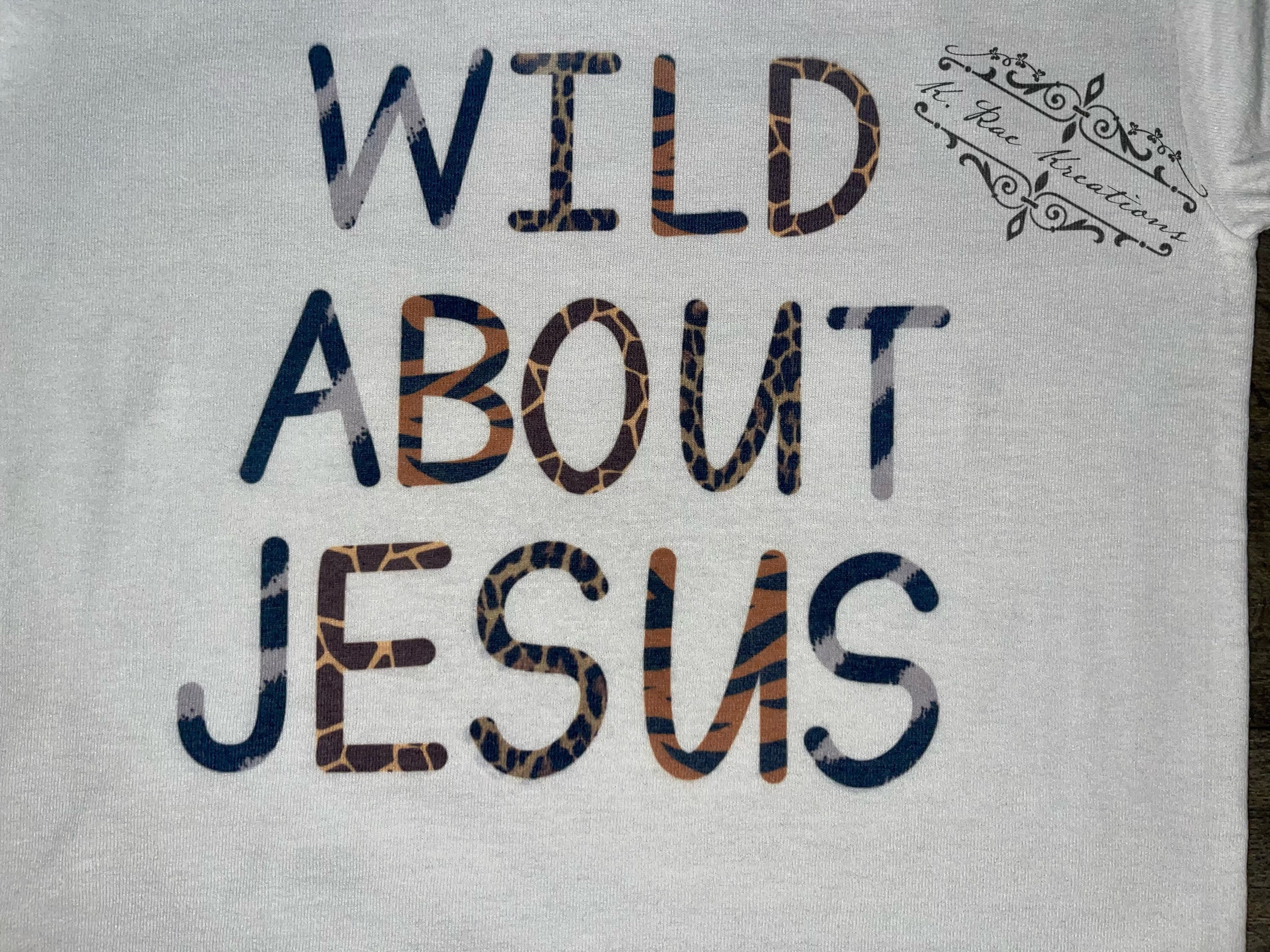 Wild About Jesus PNG: Animal Print Christian Design (digital Download ...
