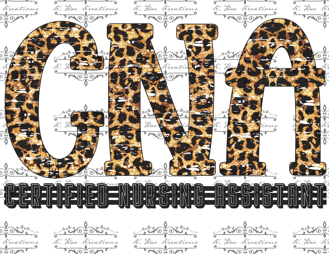 CNA Nursing Png for Sublimation, CNA Digital Download, Certified ...