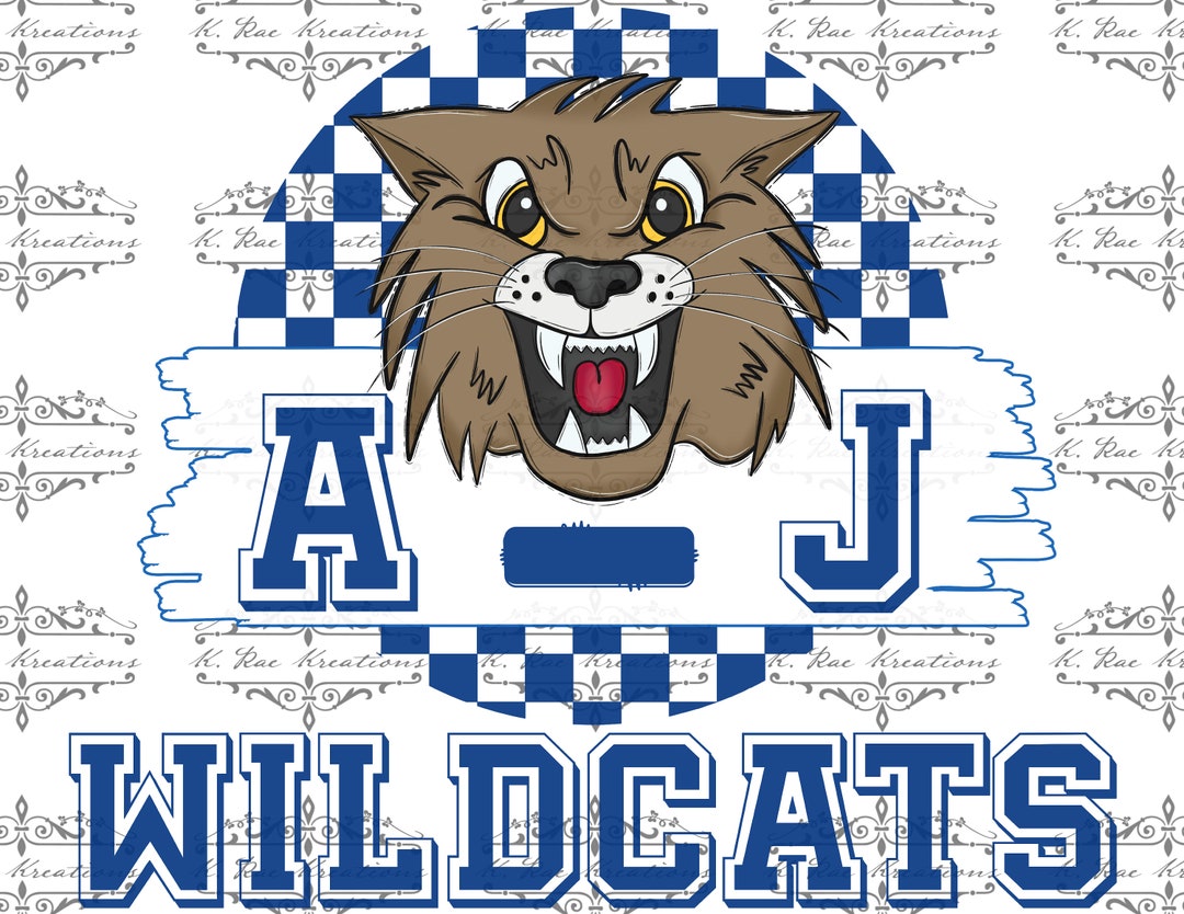 AJ Wildcats PNG for Sublimation, Wildcats Digital Design, Wildcats ...