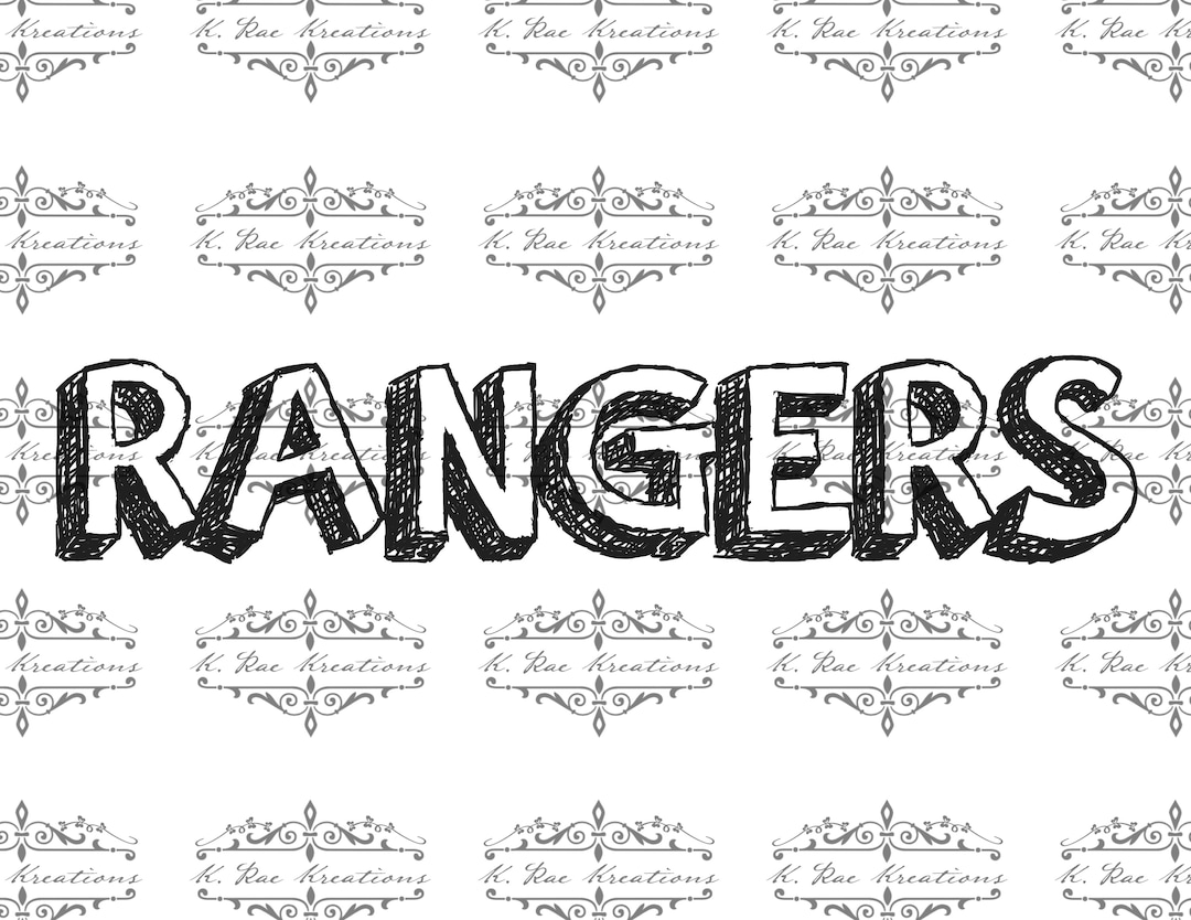 Rangers Png for Sublimation, Ranger Life Digital Download, Ranger Pride ...