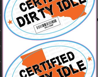 Clean Idle Sticker | Etsy