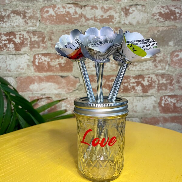Aluminum Can Flowers - Etsy