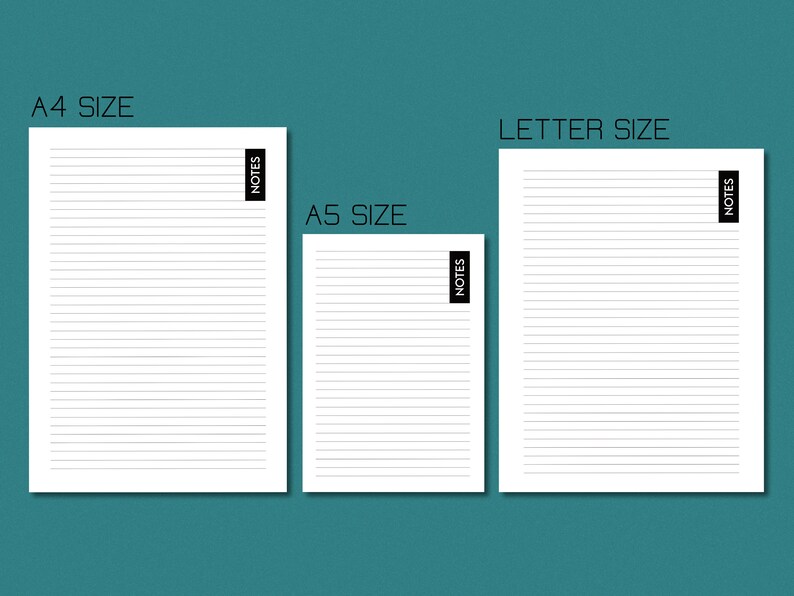 Printable Notes Insert With 7mm Spacing Line Dot Grid Isometric Paper ...