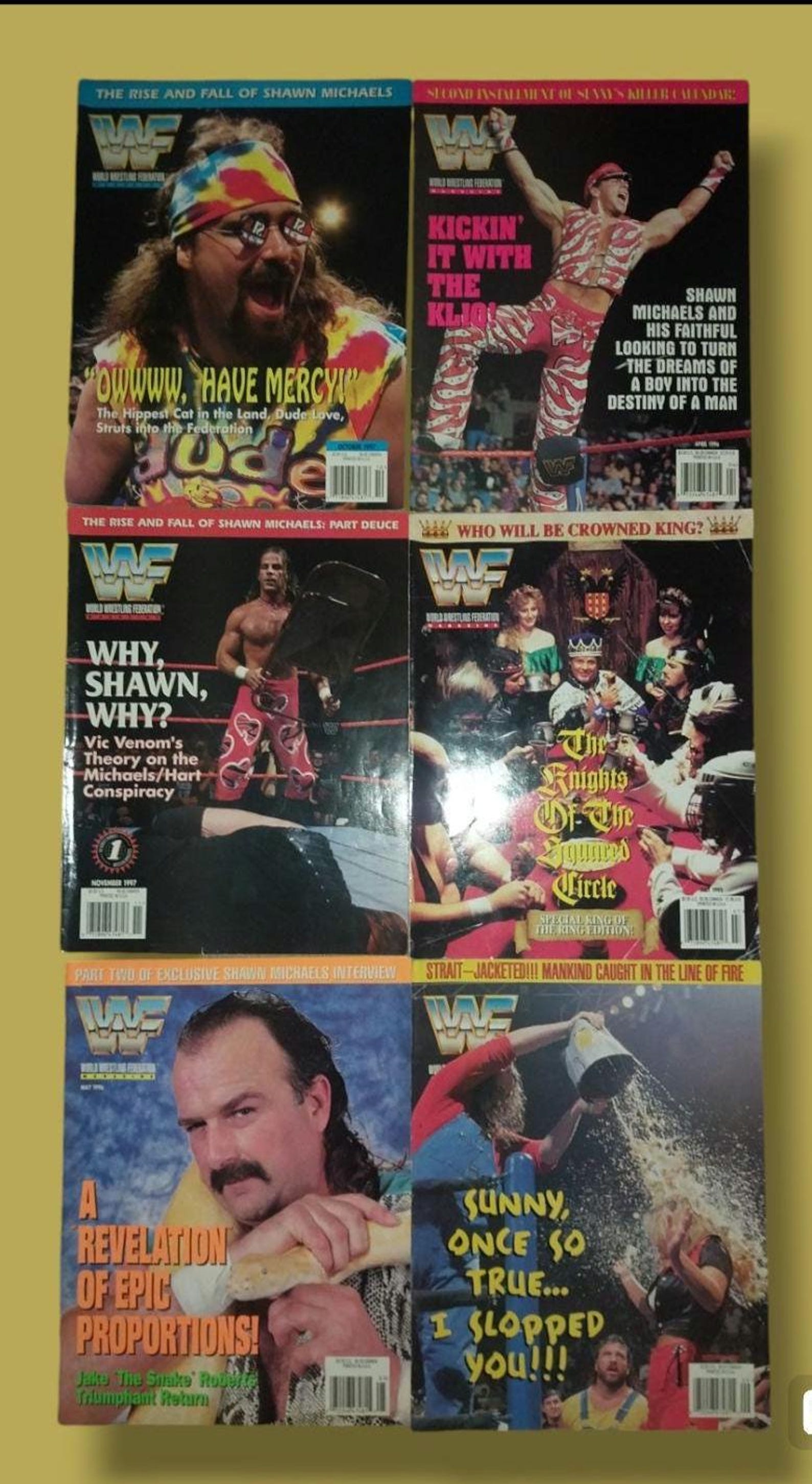 14 Vintage WWF Wrestling Magazines - Etsy