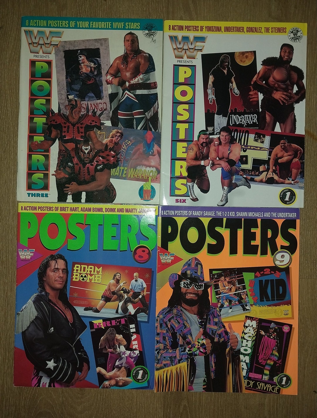 WWF Poster Books - Etsy
