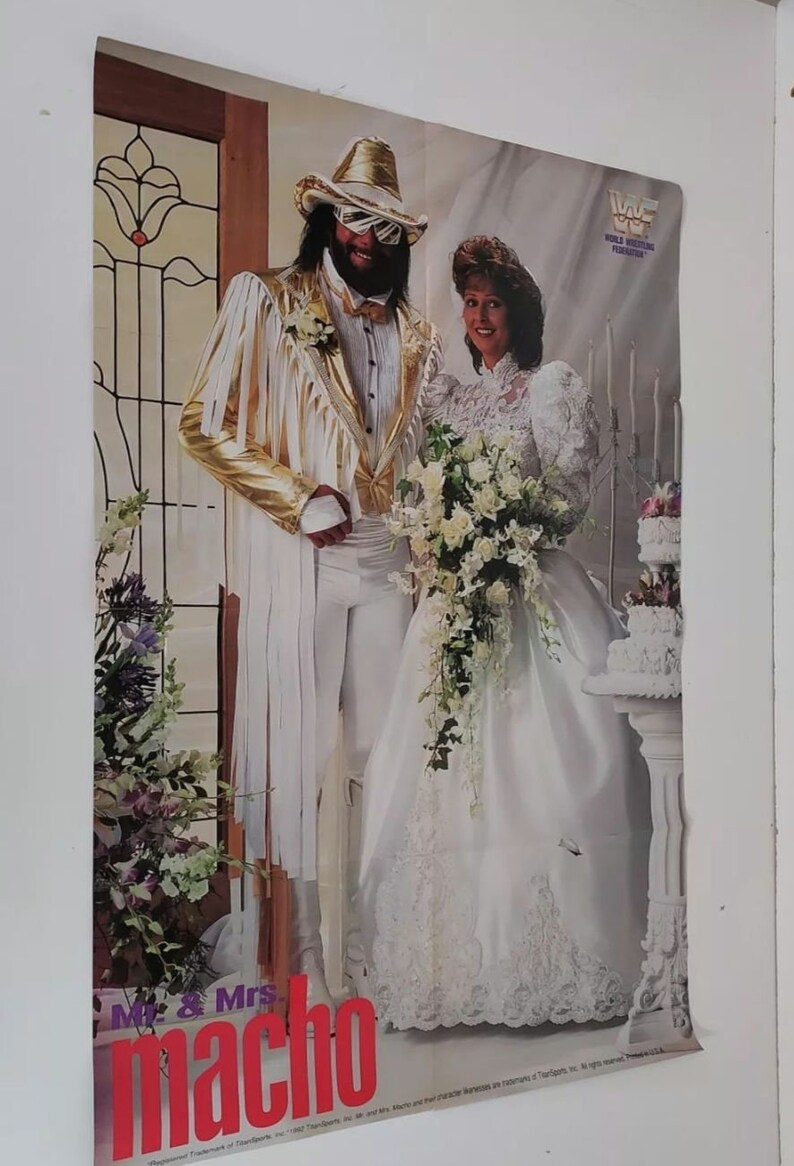 WWF MACHO Man and Miss Elizabeth Poster - Etsy