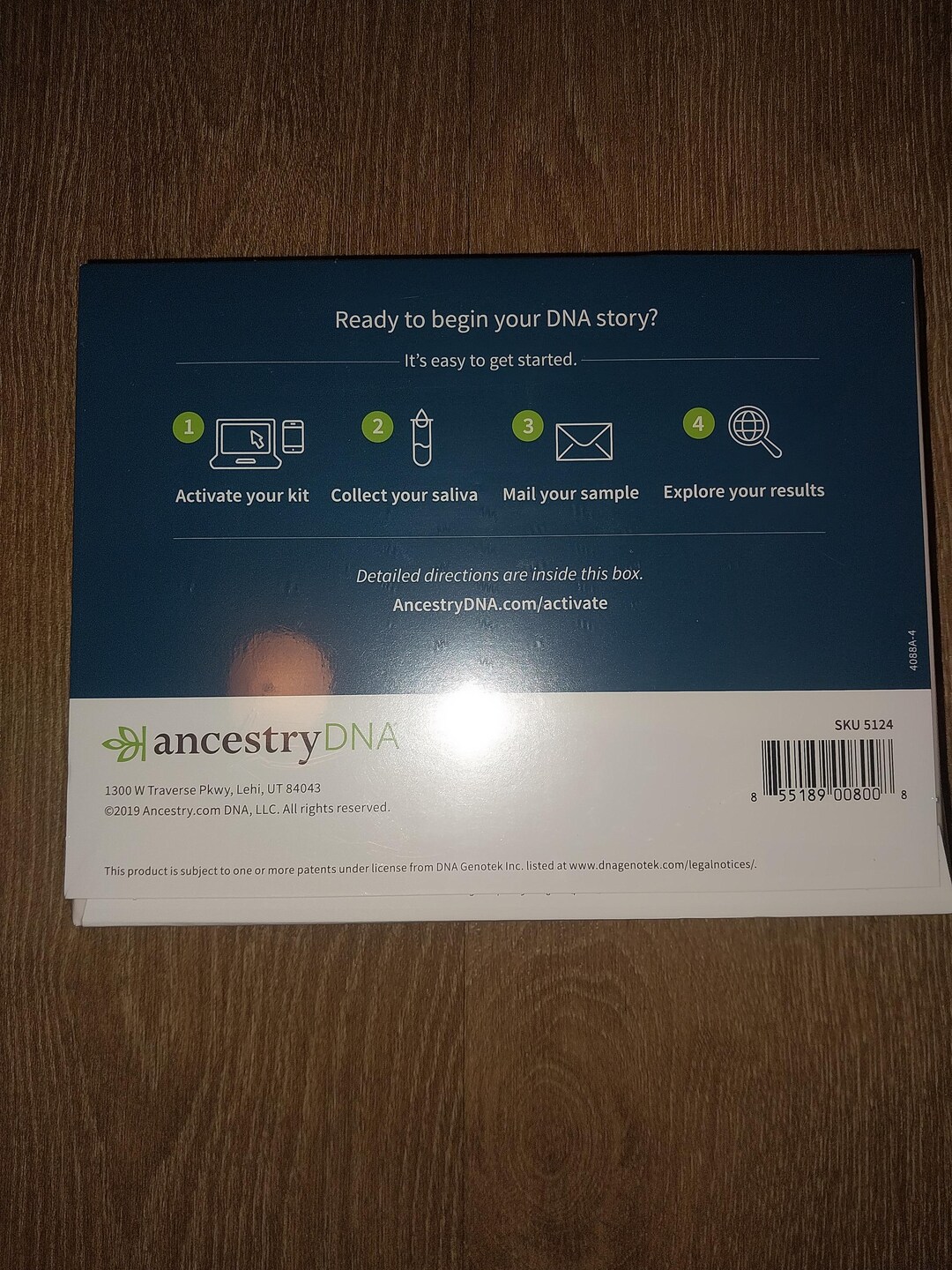 Ancestry DNA Genetic Test Kit DNA Activation Kit Genealogy New Sealed ...