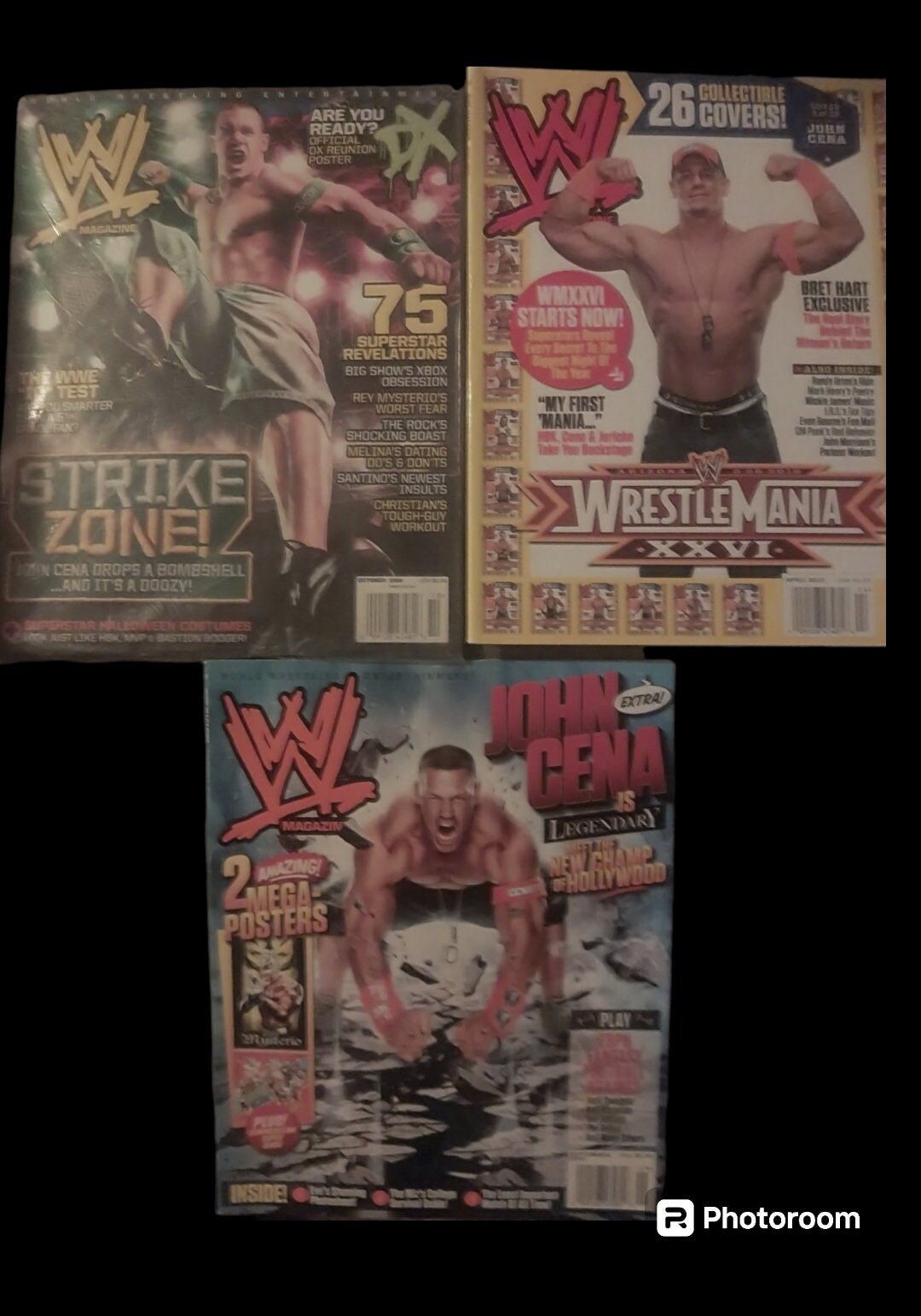 WWE Magazines Wrestling Magazines John Cena Covers - Etsy